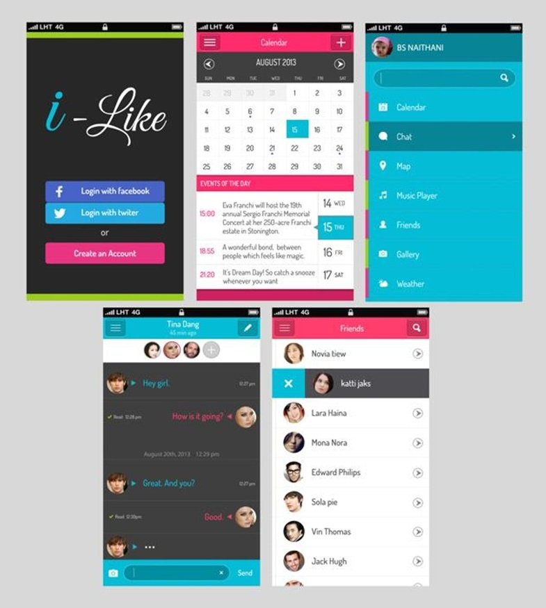 10 Inspiring Mobile App Interfaces - Web Development & Technology Resources